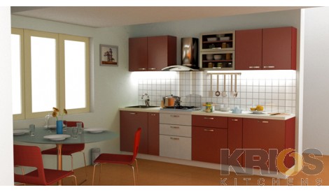 Straight Modular Kitchens | Straight Kitchen Designs Ahmedabad